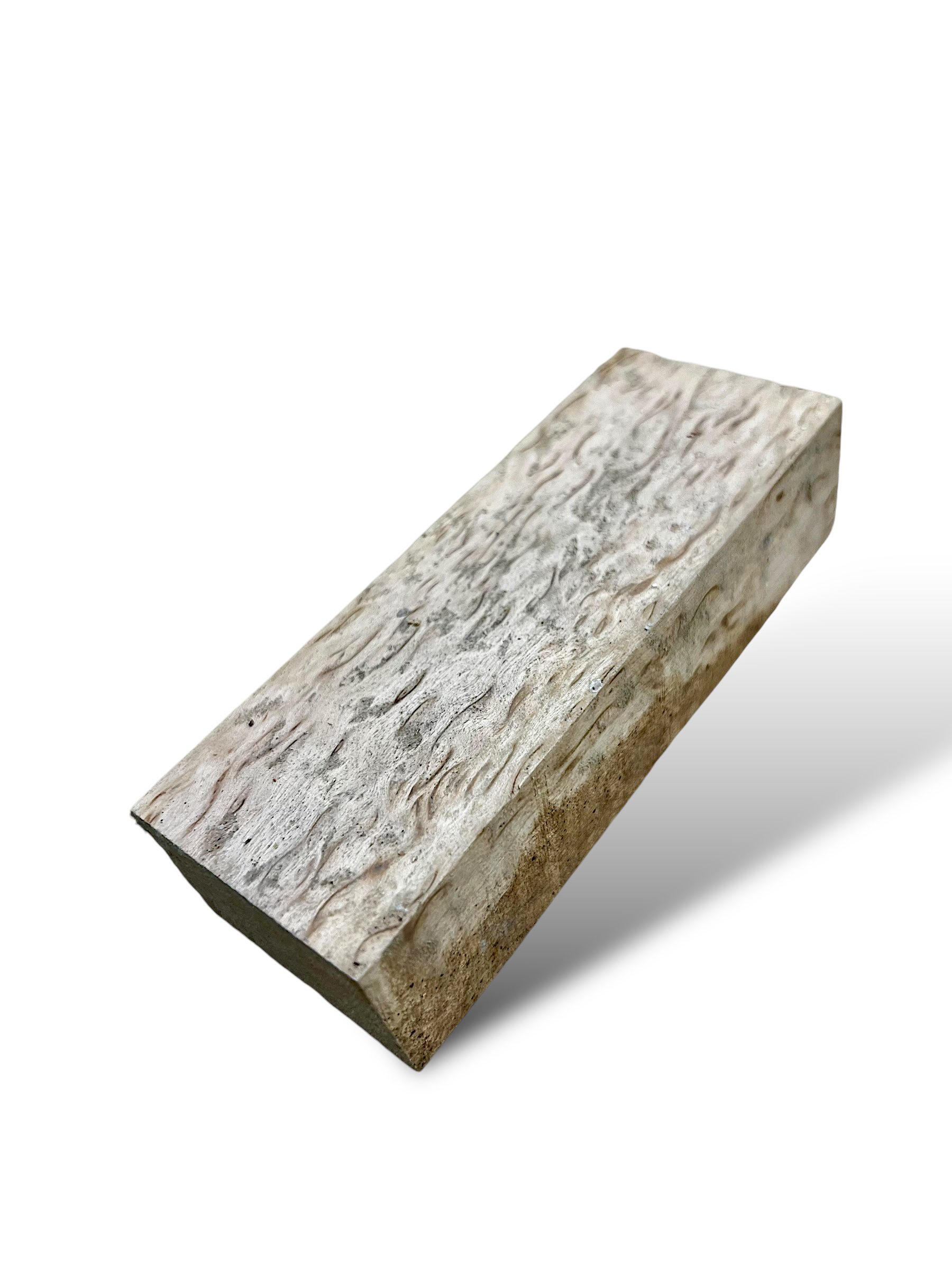 Masur Birch air dried - 125 x 45 x 30mm BW003 - Exotic Hardwoods UK